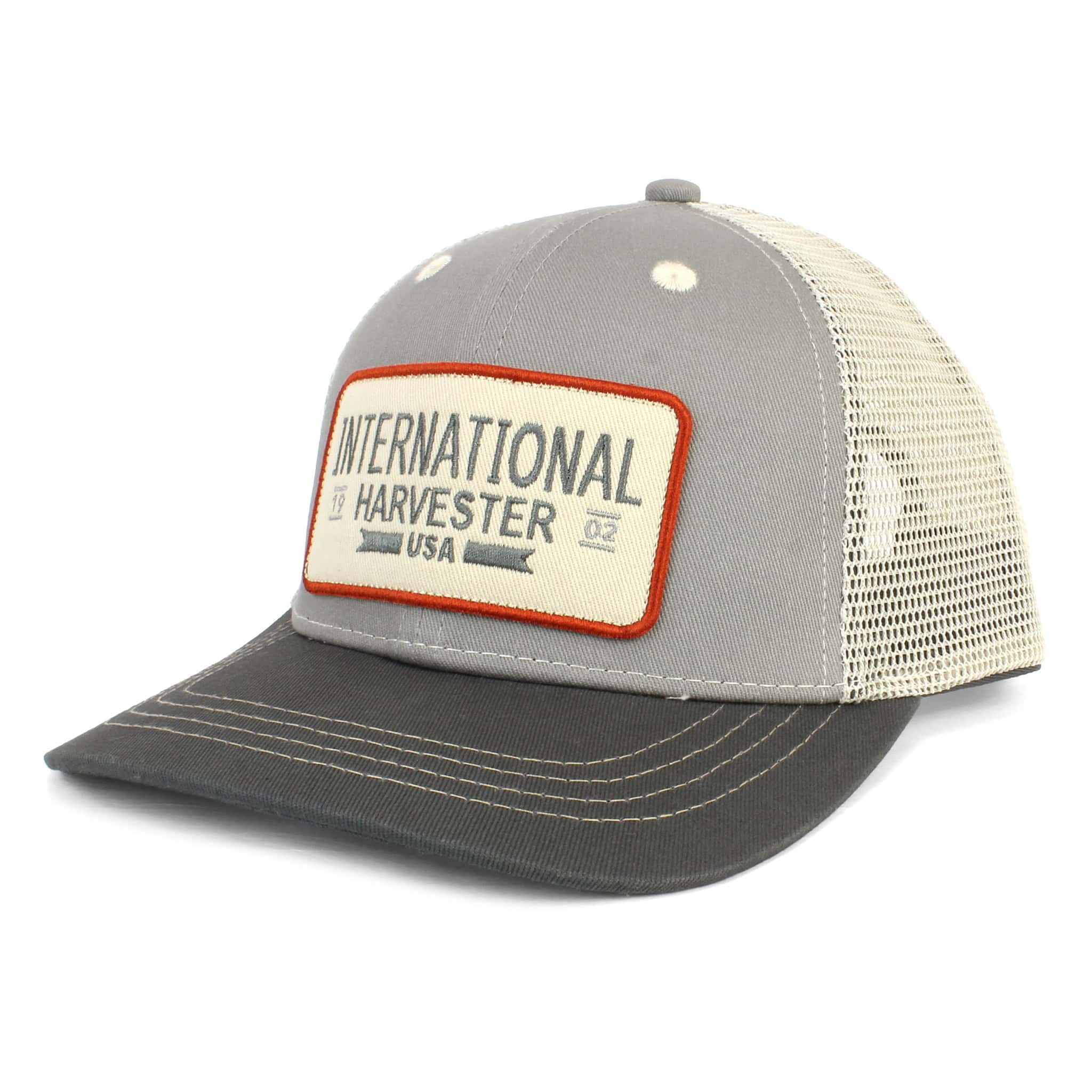 International Harvester Tri-Tone Patch Mesh Back Trucker Cap A3494 ...
