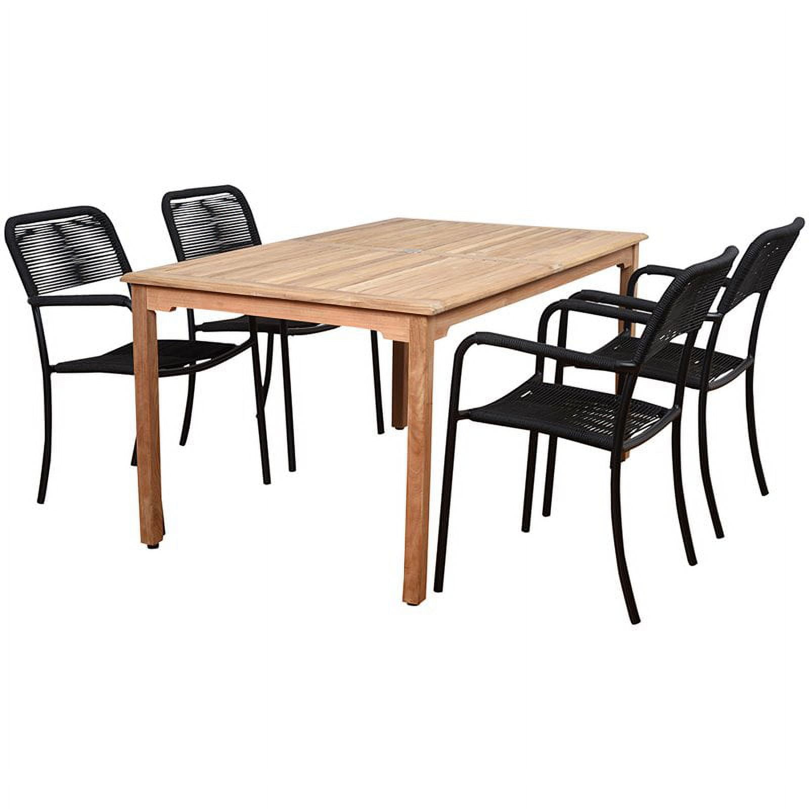 International Home Amazonia Oosterdam 5 Piece Patio Dining Set ... International Home Amazonia Oosterdam 5 Piece Patio Dining Set ...