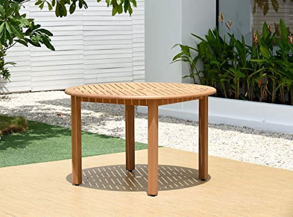 International Home Miami Teak Finish Patio Dining Table - Walmart.com