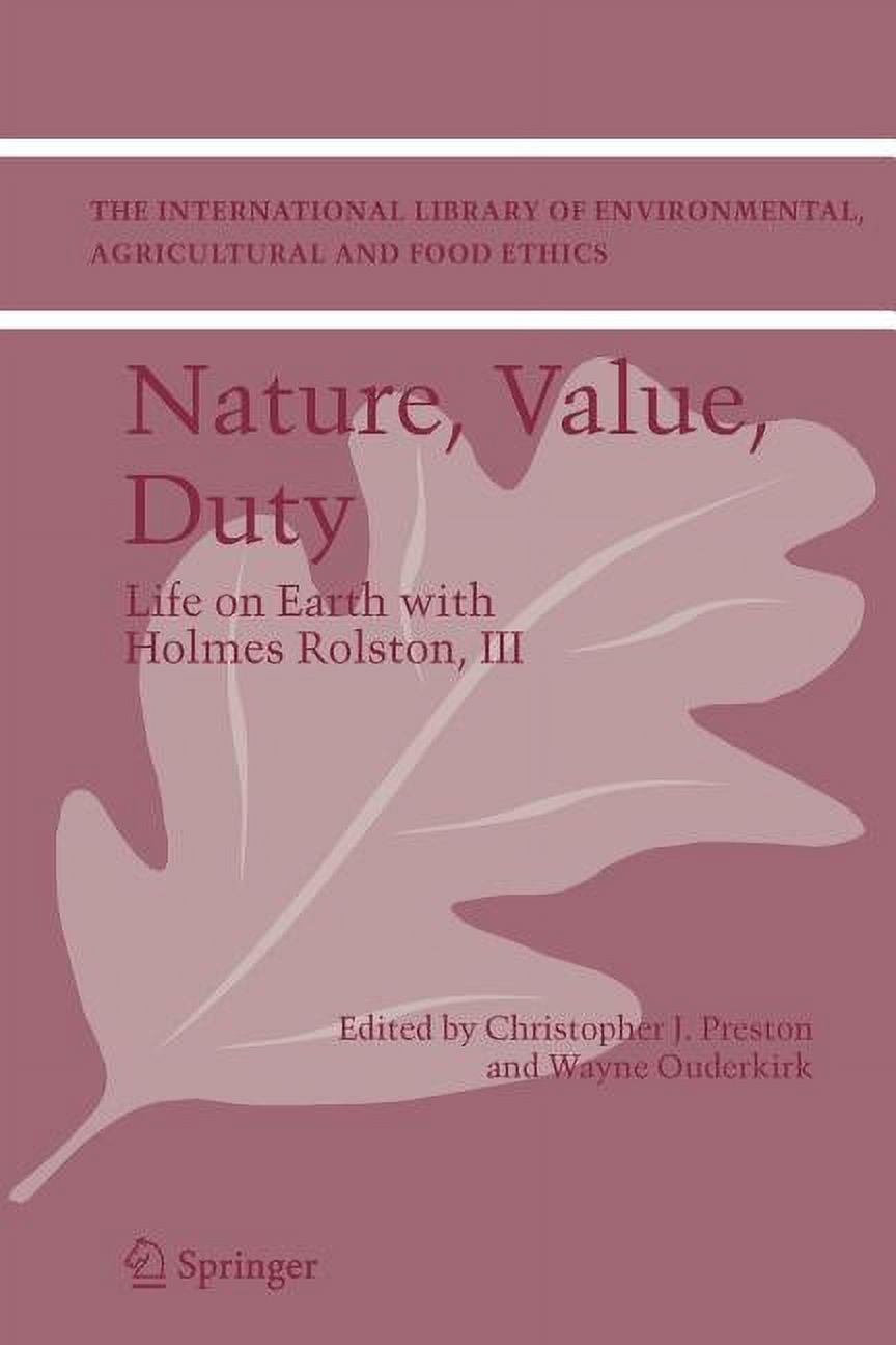 International Library of Environmental, Nature, Value, Duty: Life on ...
