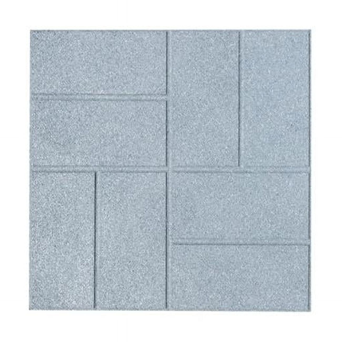 International Mulch Rubberific 16 in. Grey Dualside Decorative Stone ...
