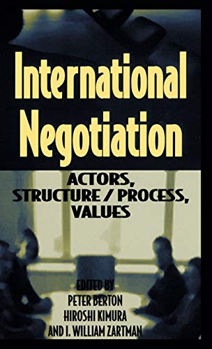 Pre-Owned International Negotiation: Actors, Structure/Process, Values ...