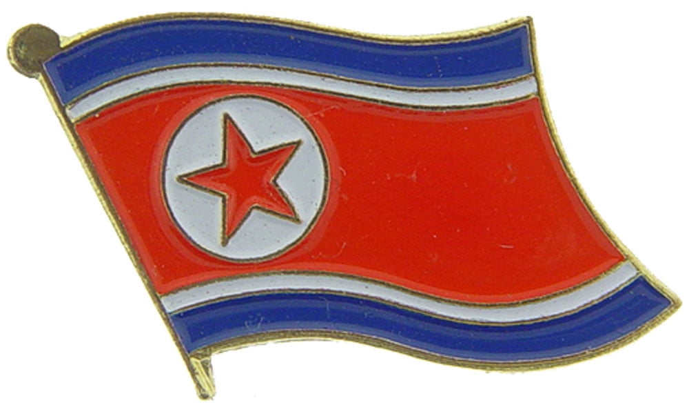 International North Korea Flag - Officially Licensed Originals, Enamel ...