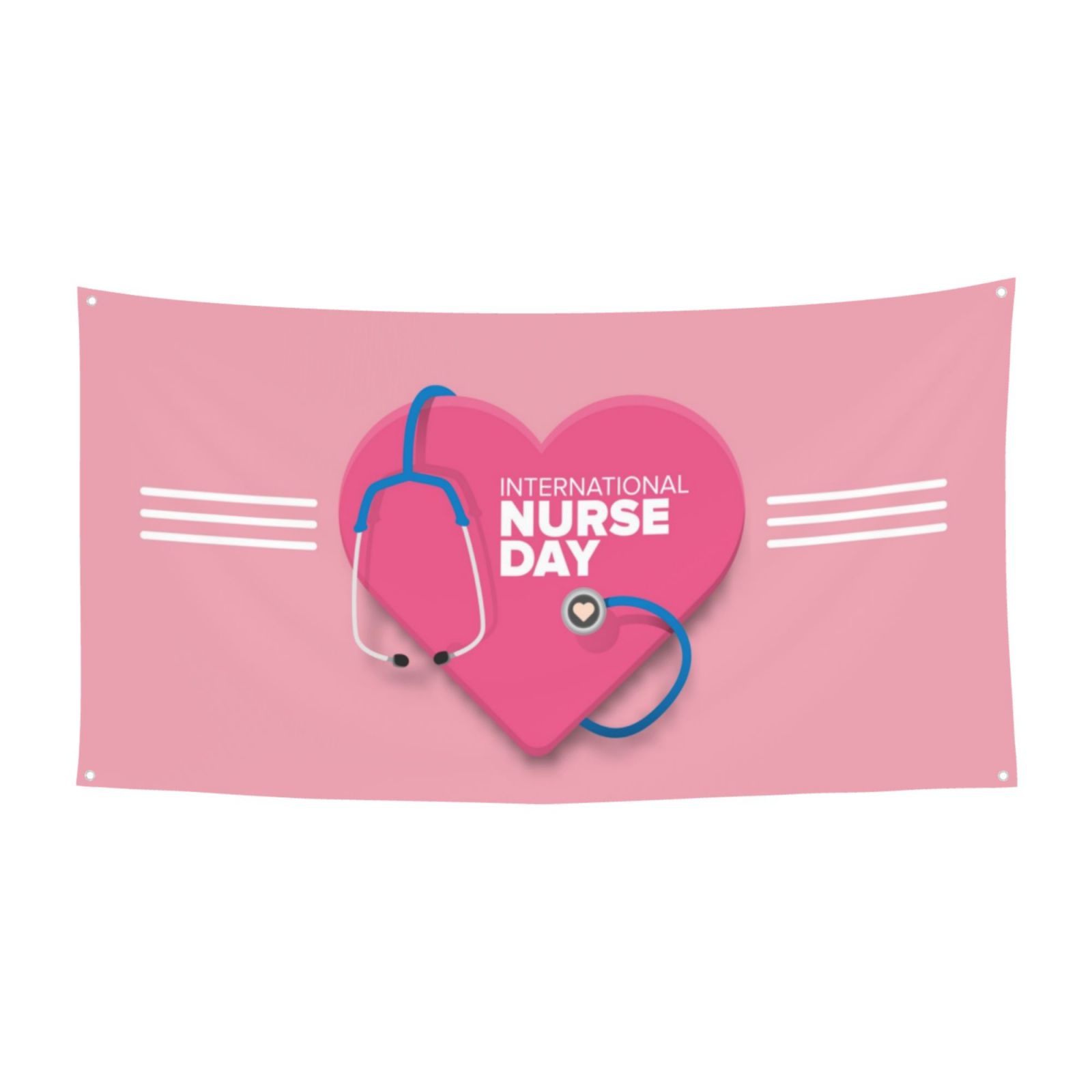 International Nurse Day Banner Flag Photography Background Outdoor Sign ...