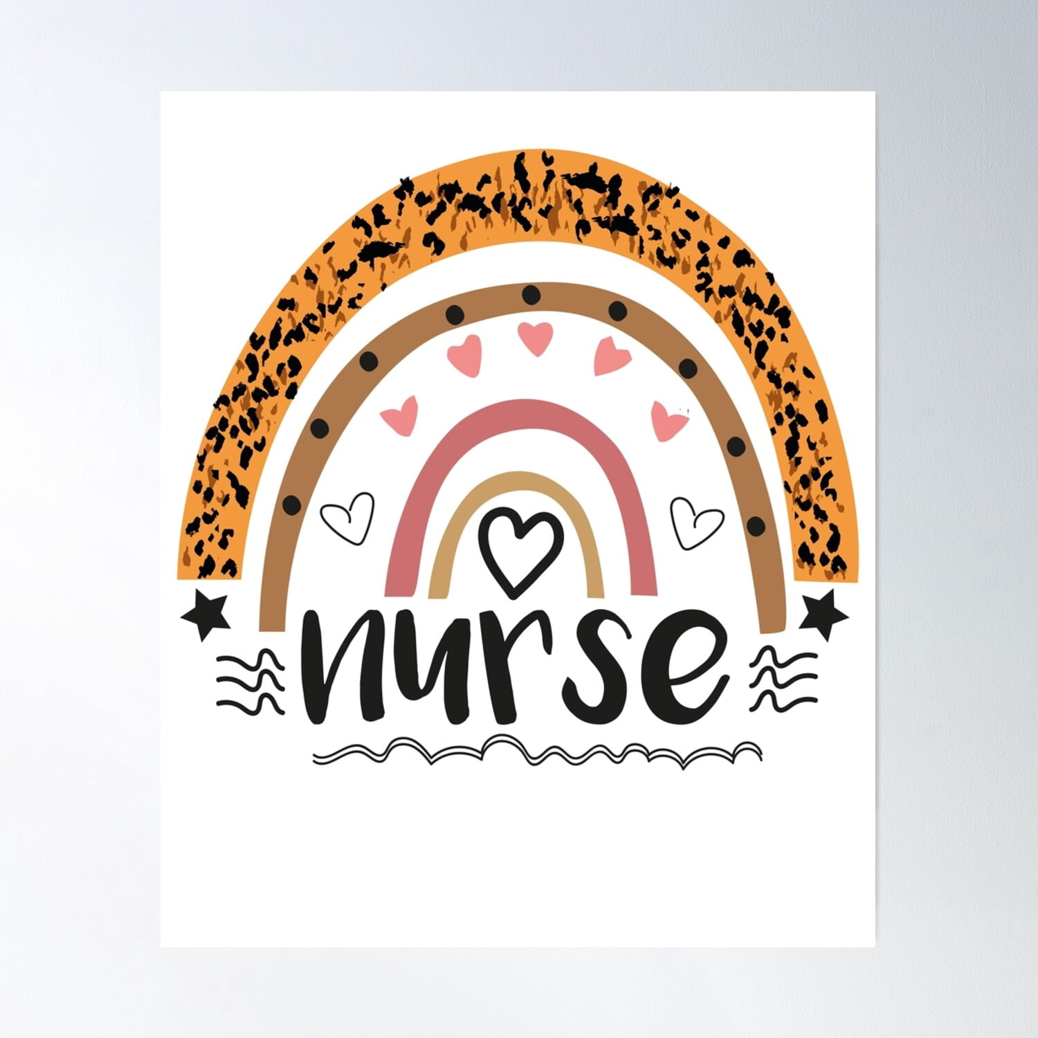 International Nurses Day Rainbow Leopard Nurse Day Week Life Gift 2021 ...