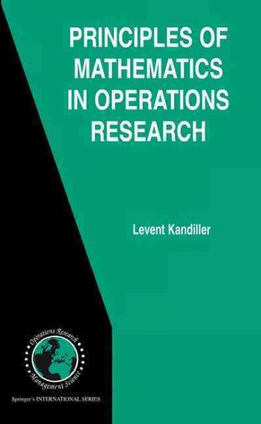 Pre-Owned International Operations Research & Mana Principles of ...