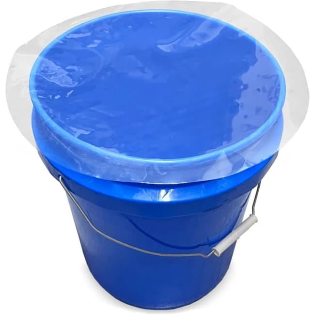 International Plastics DLC4-035 14 in. 4 mil Poly Disc Bucket Covers ...