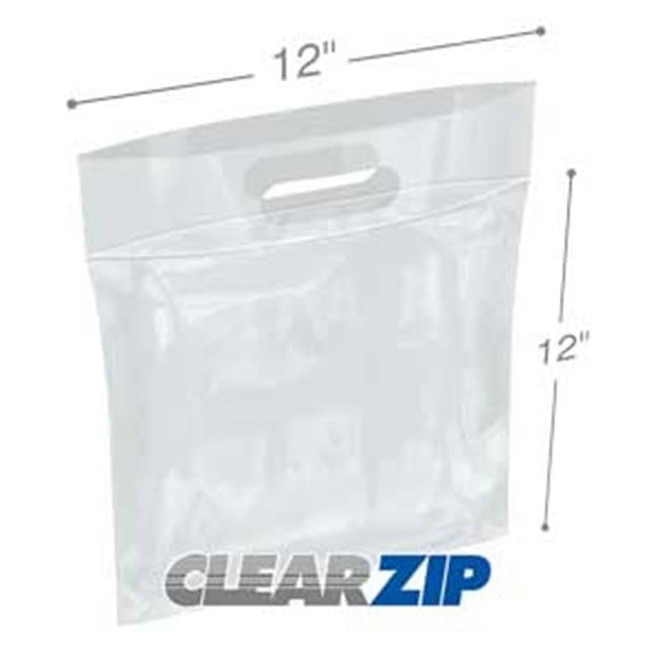 International Plastics CZD1212 12 x 12 in. 0.003 ClearZip Lock Bags, 0.003 Gauge - Case of 500 ...