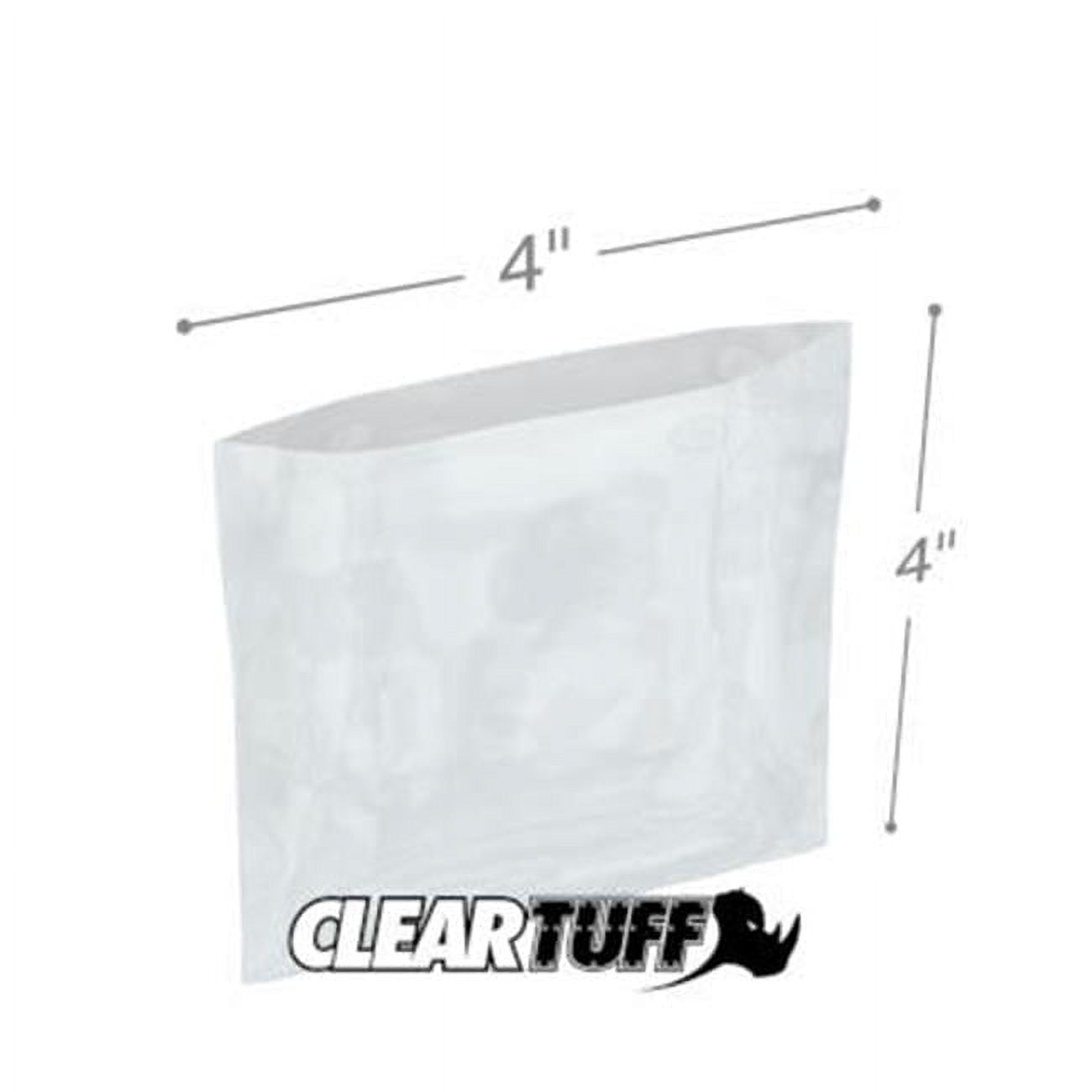 International Plastics PB10404 4 x 4 in. Clear Poly Bags, 0.00125 Gauge - Case of 1000 - Walmart.com