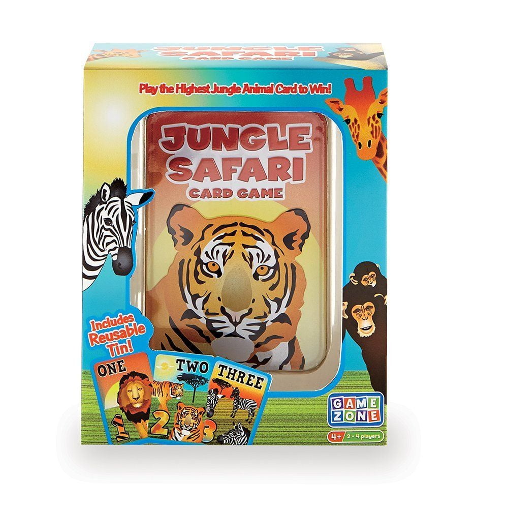 International Playthings Game Zone Jungle Safari Card Game - Walmart.com