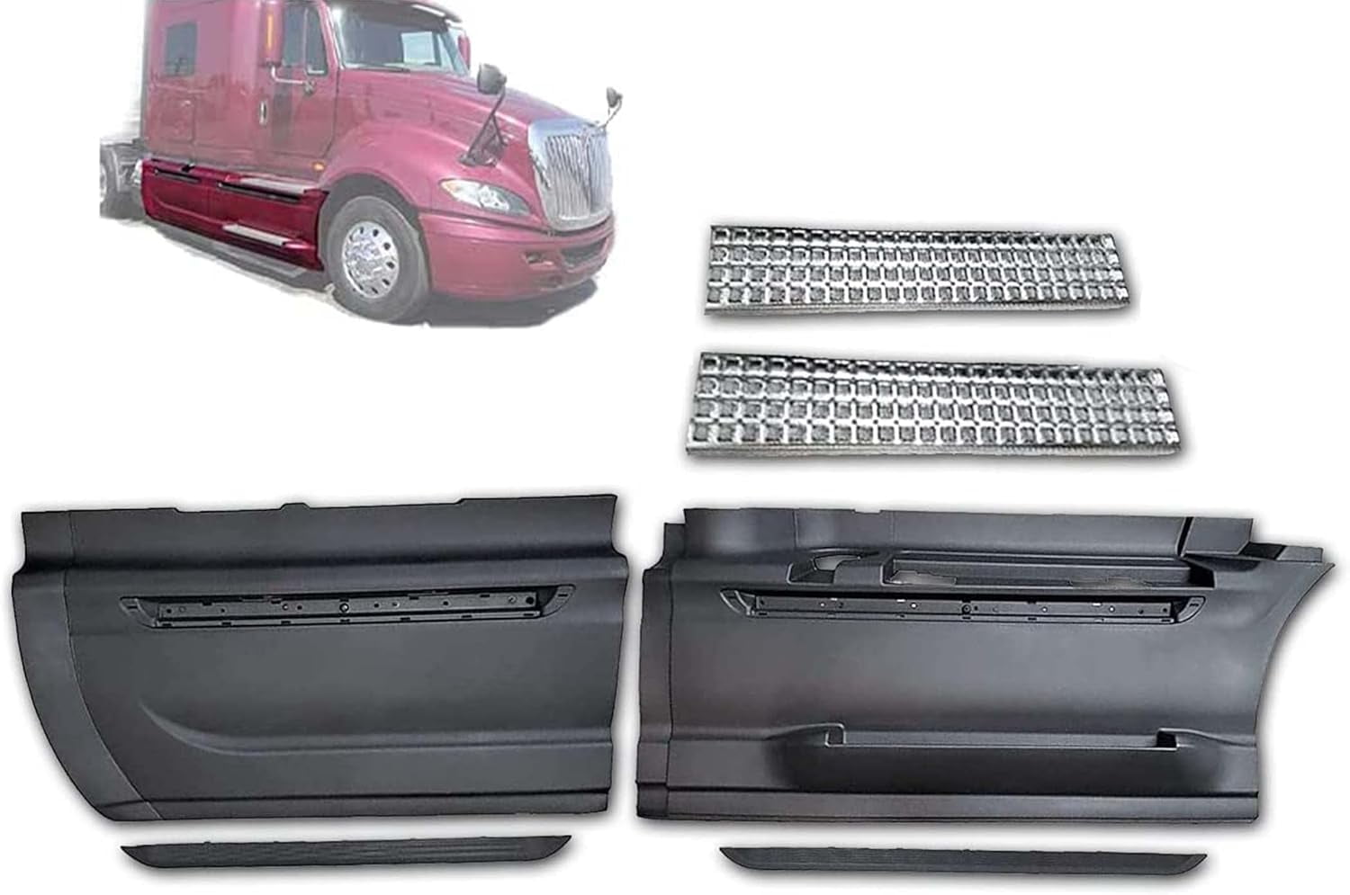 International Prostar Replacement Front Step Side and Rear Side Fairing ...