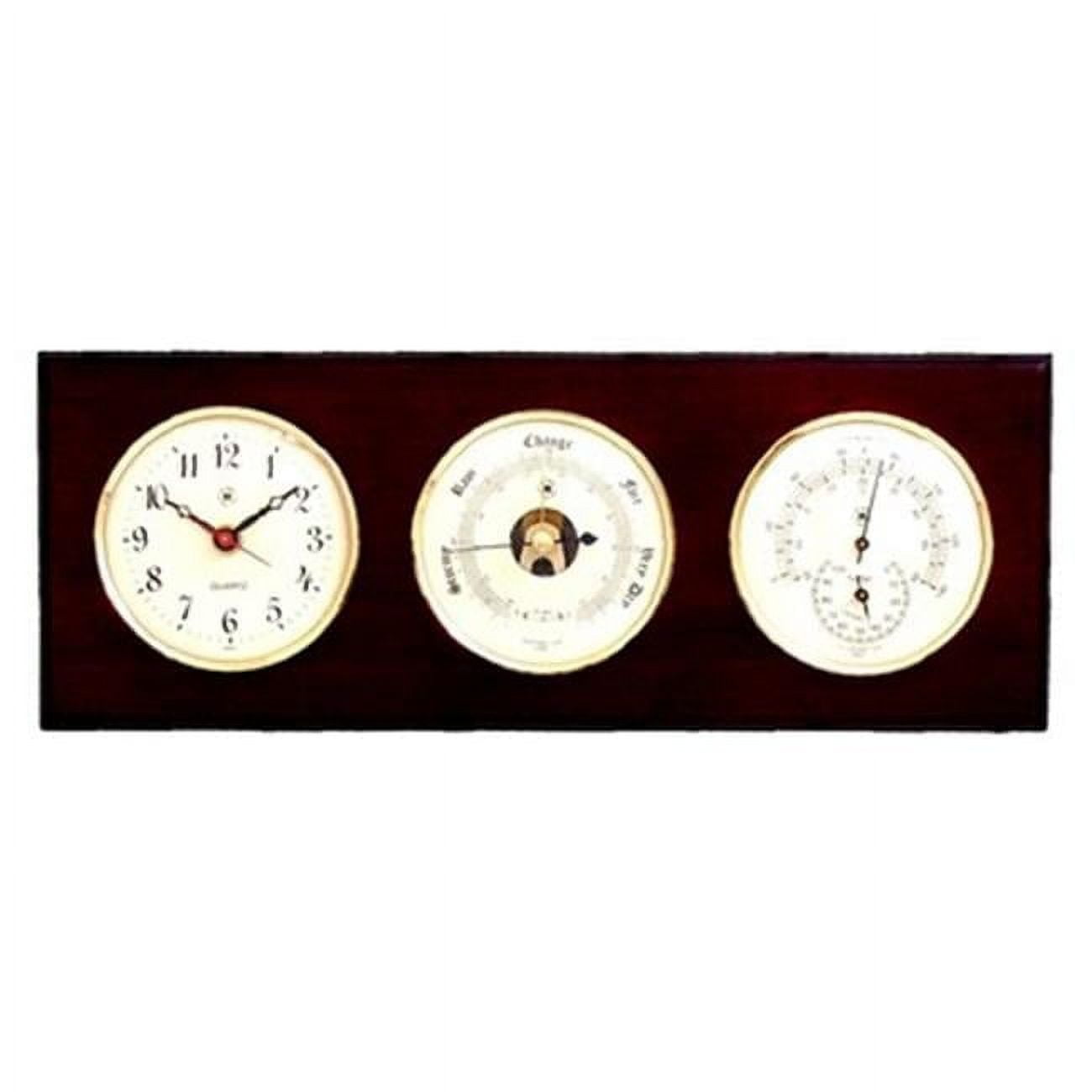 International Quartz Clock Barometer & Thermometer with Hygrometer ...