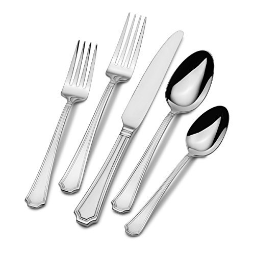 International Silver 5174730 Carleigh 67-Piece Stainless Steel Flatware ...