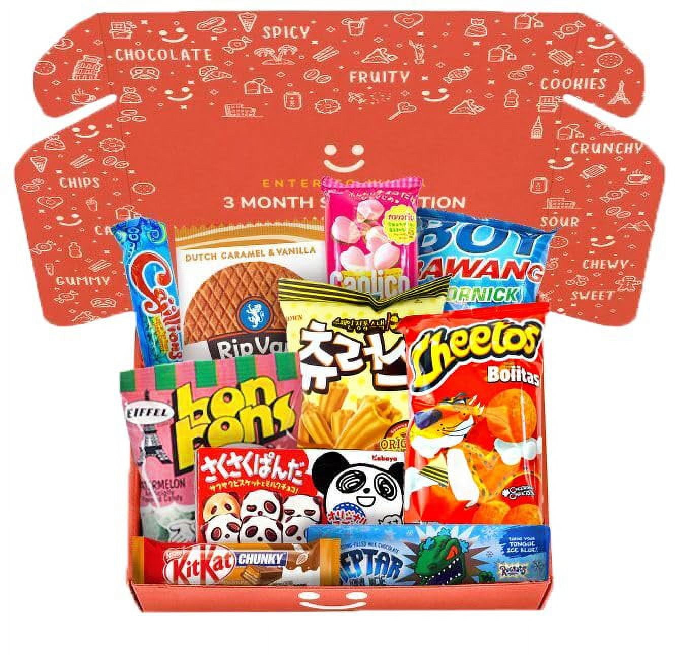 International Snack Box (10 Count) - Variety of Individually Wrapped ...