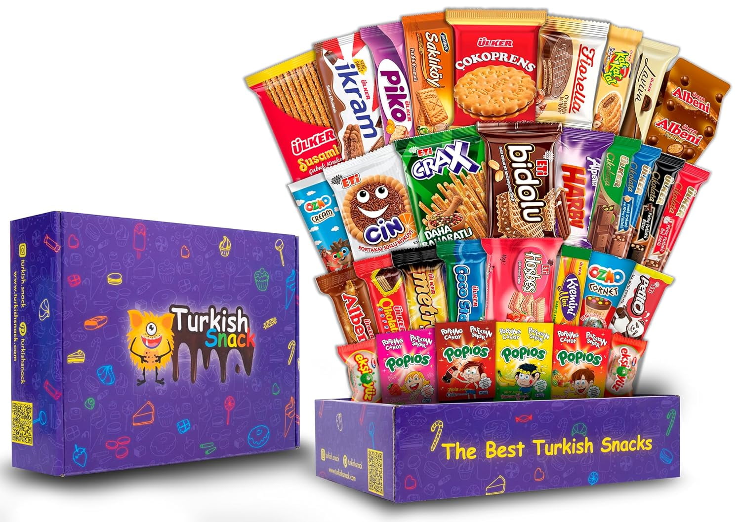International Snack Box, Box, Premium Exotic Foreign Snack Food Gifts ...