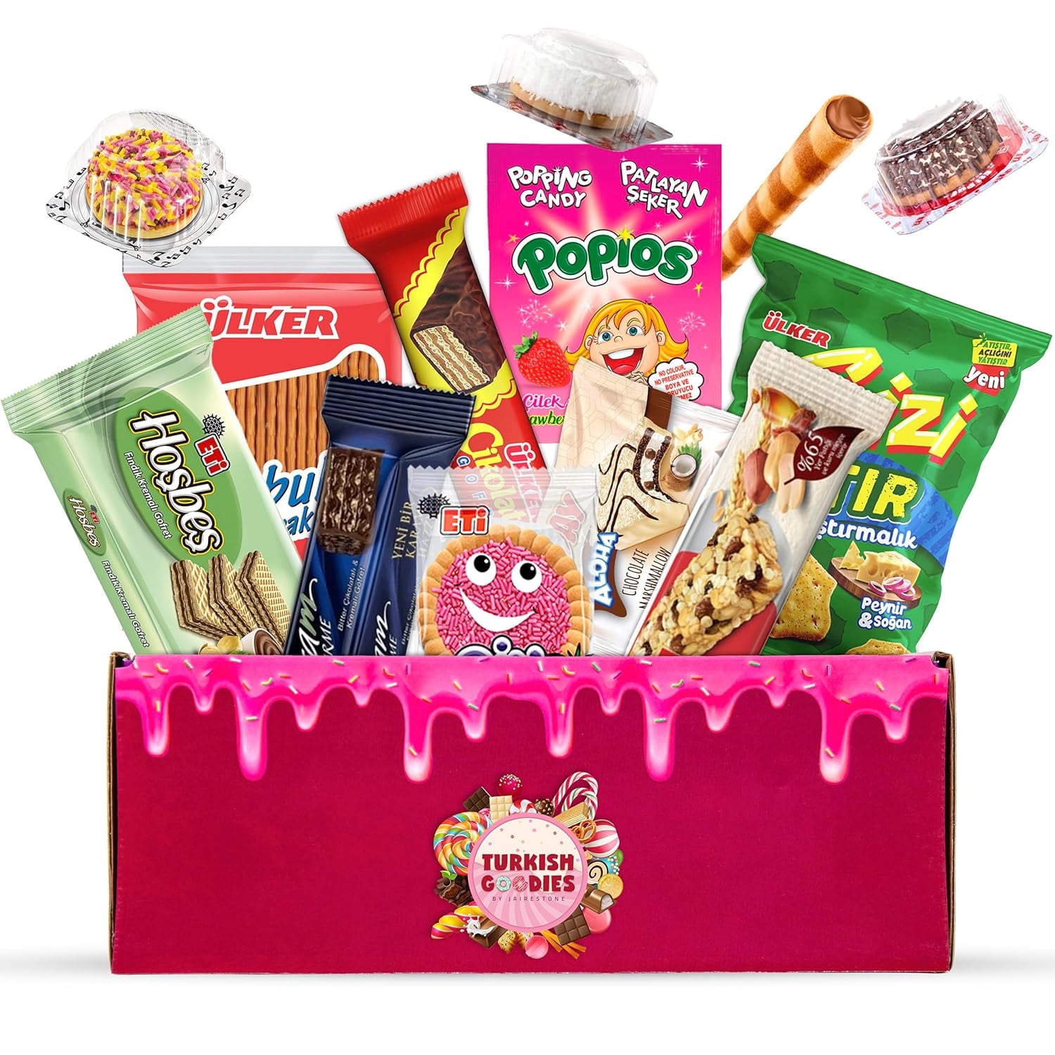 Turkish Goodies, International Snack Box, Assorted Turkish Snacks, 13ct ...