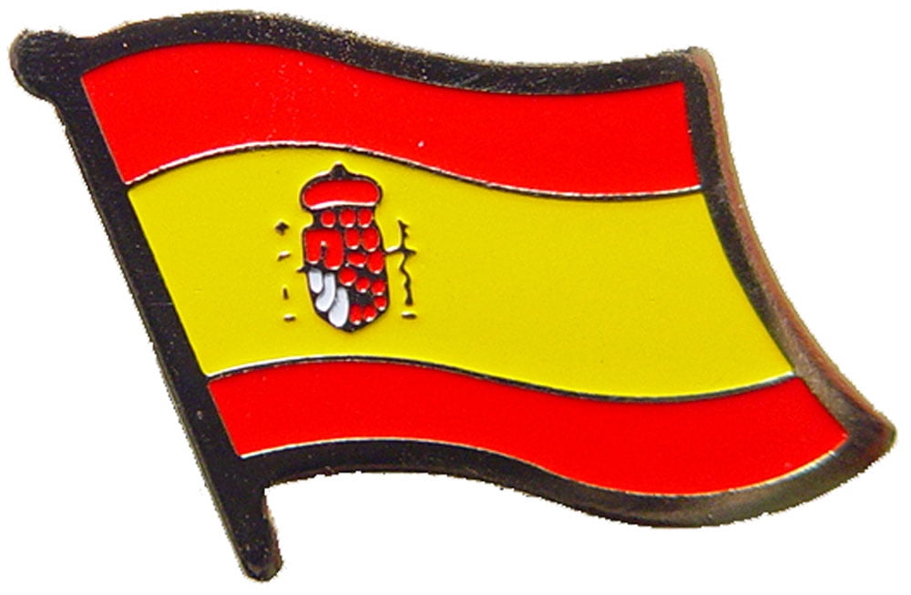 International, Spain Waving Flag Pin - Officially Licensed Originals ...