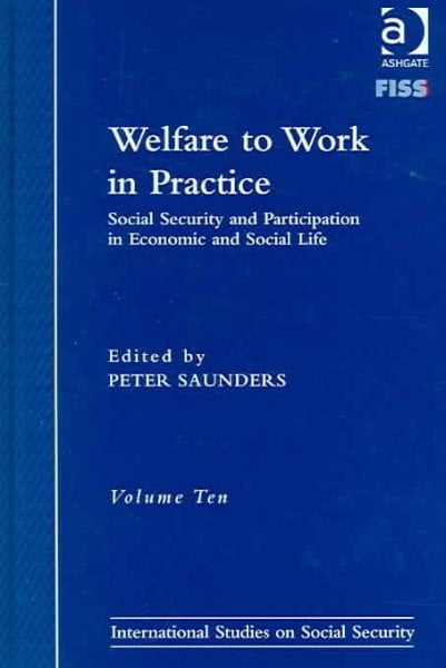 Pre-Owned International Studies on Social Security Welfare to Work in ...