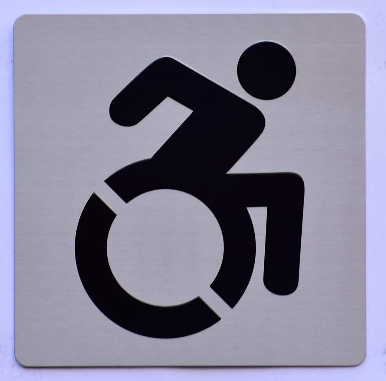 International Symbol of Accessibility (ISA) Sign - 6x6 (Silver ...