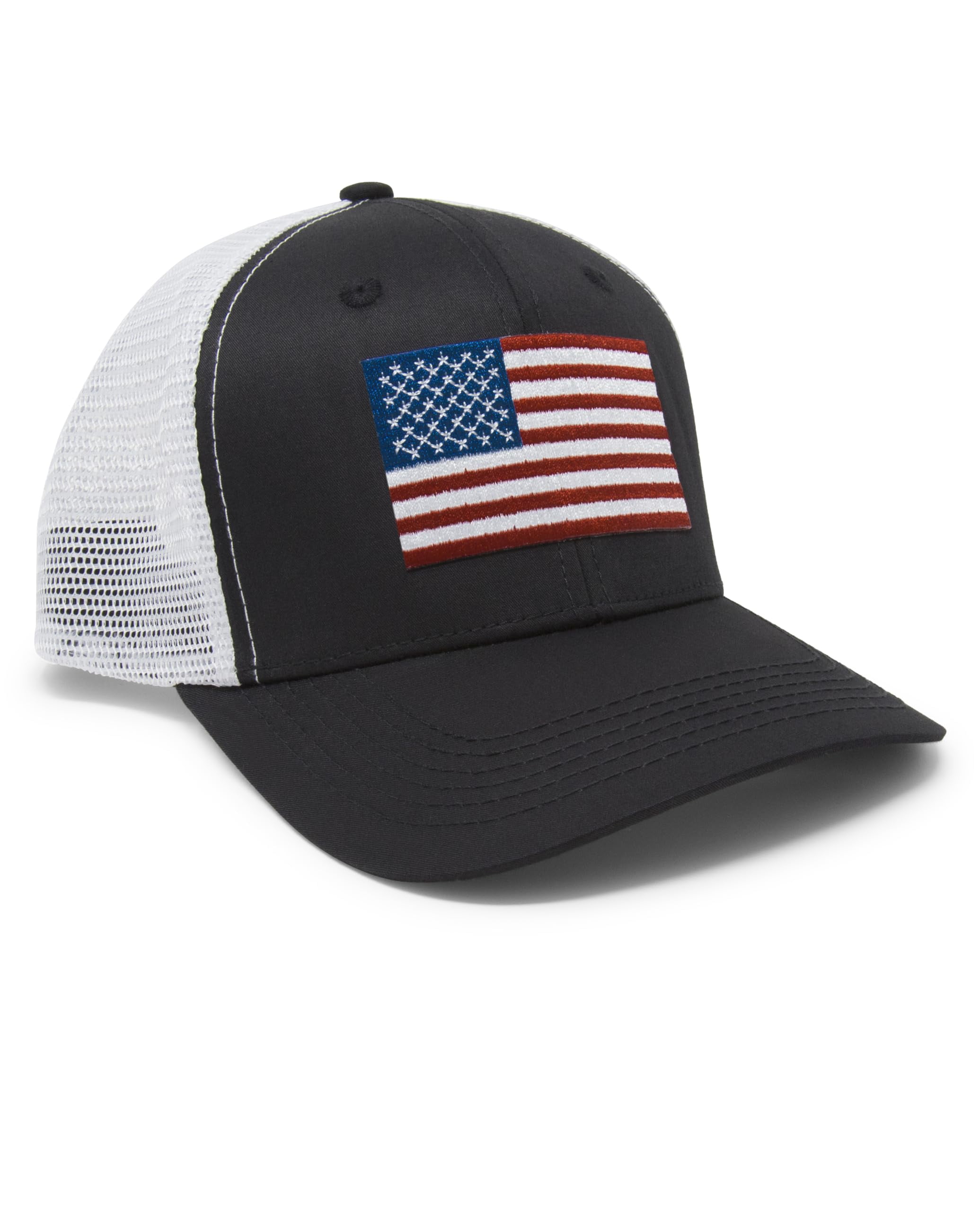 Classic USA Flag Hat for Men and Women – Patriotic Snapback Trucker ...
