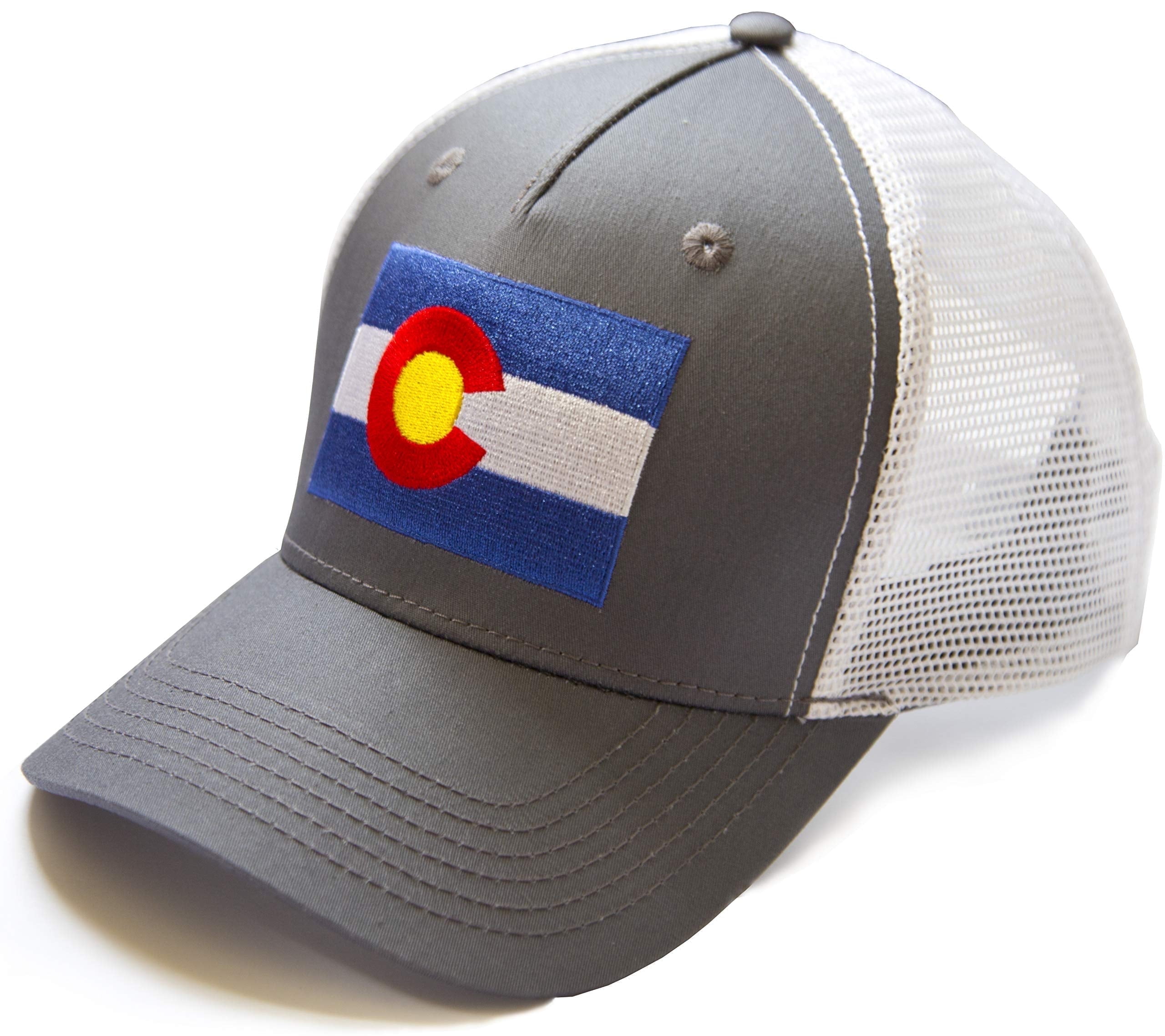 Colorado Flag Hat Men and Women – Snapback Trucker Baseball Cap by ...