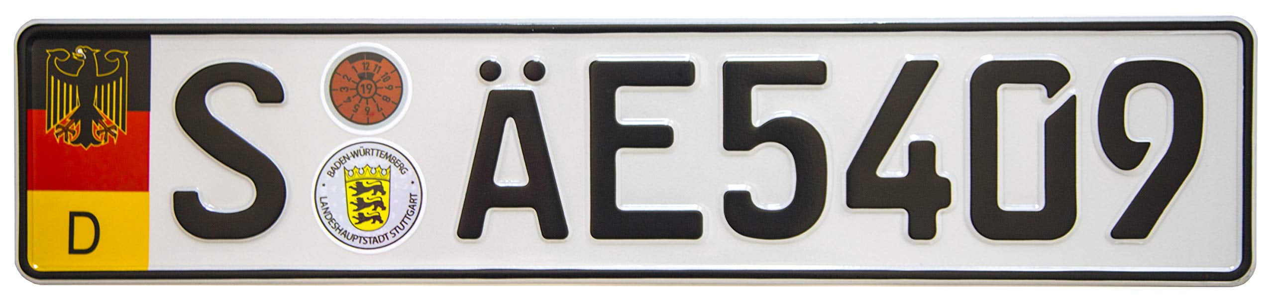 International Tie European German Euro License Plate with Random ...