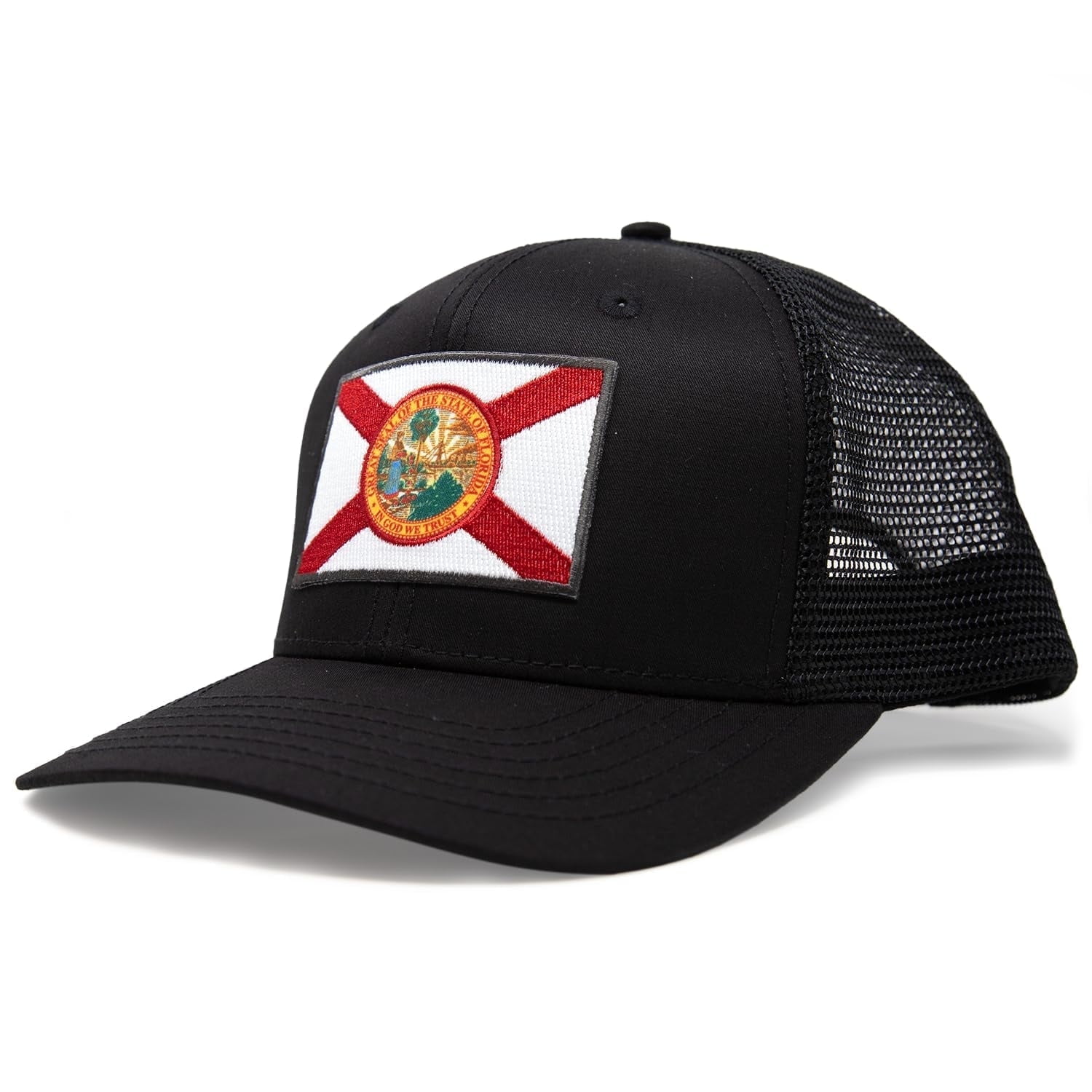 Premium Florida Flag Hat for Men and Women – Snapback Trucker Baseball ...