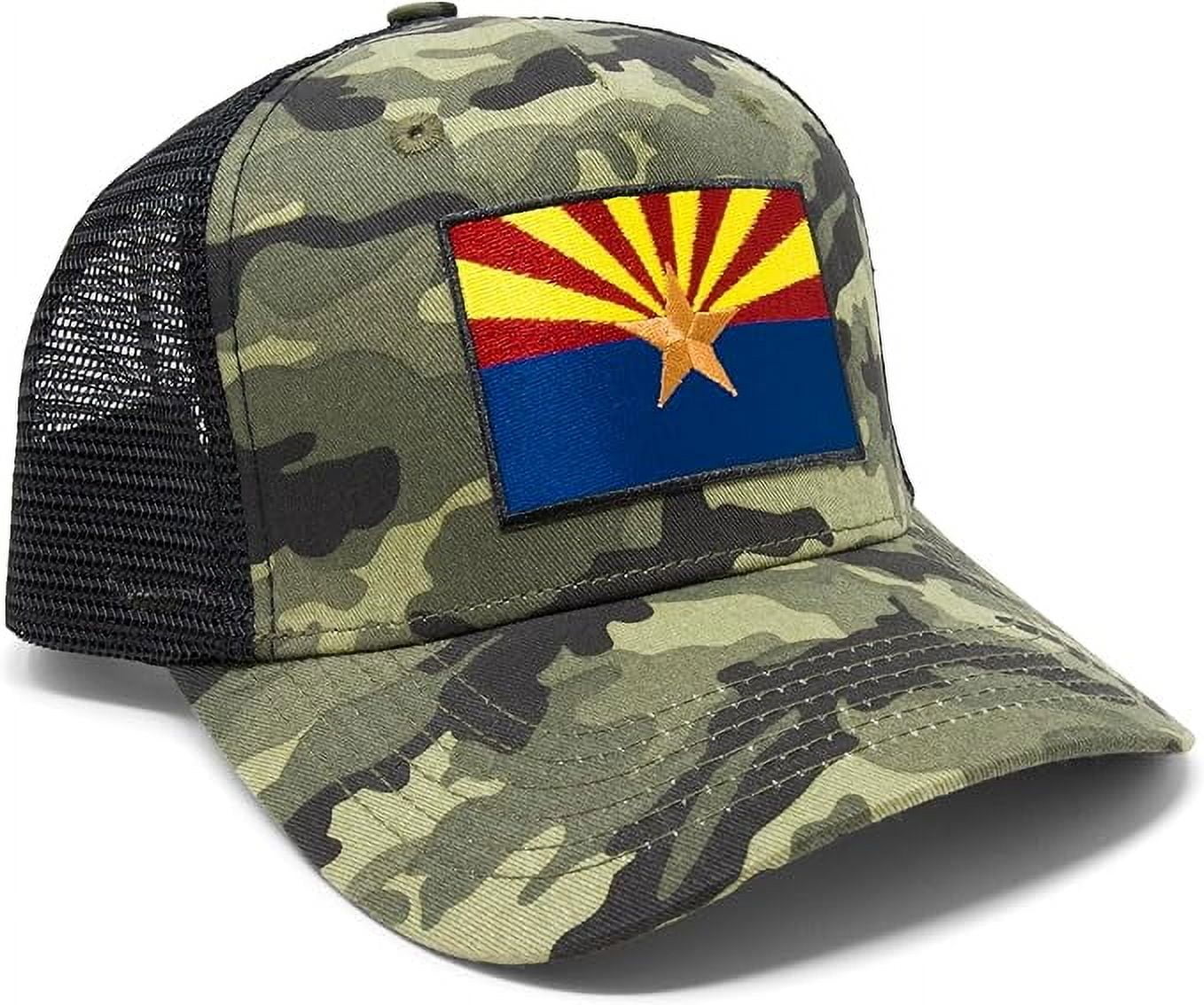 Arizona Flag Hat for Men and Women – Copper State Snapback Trucker ...