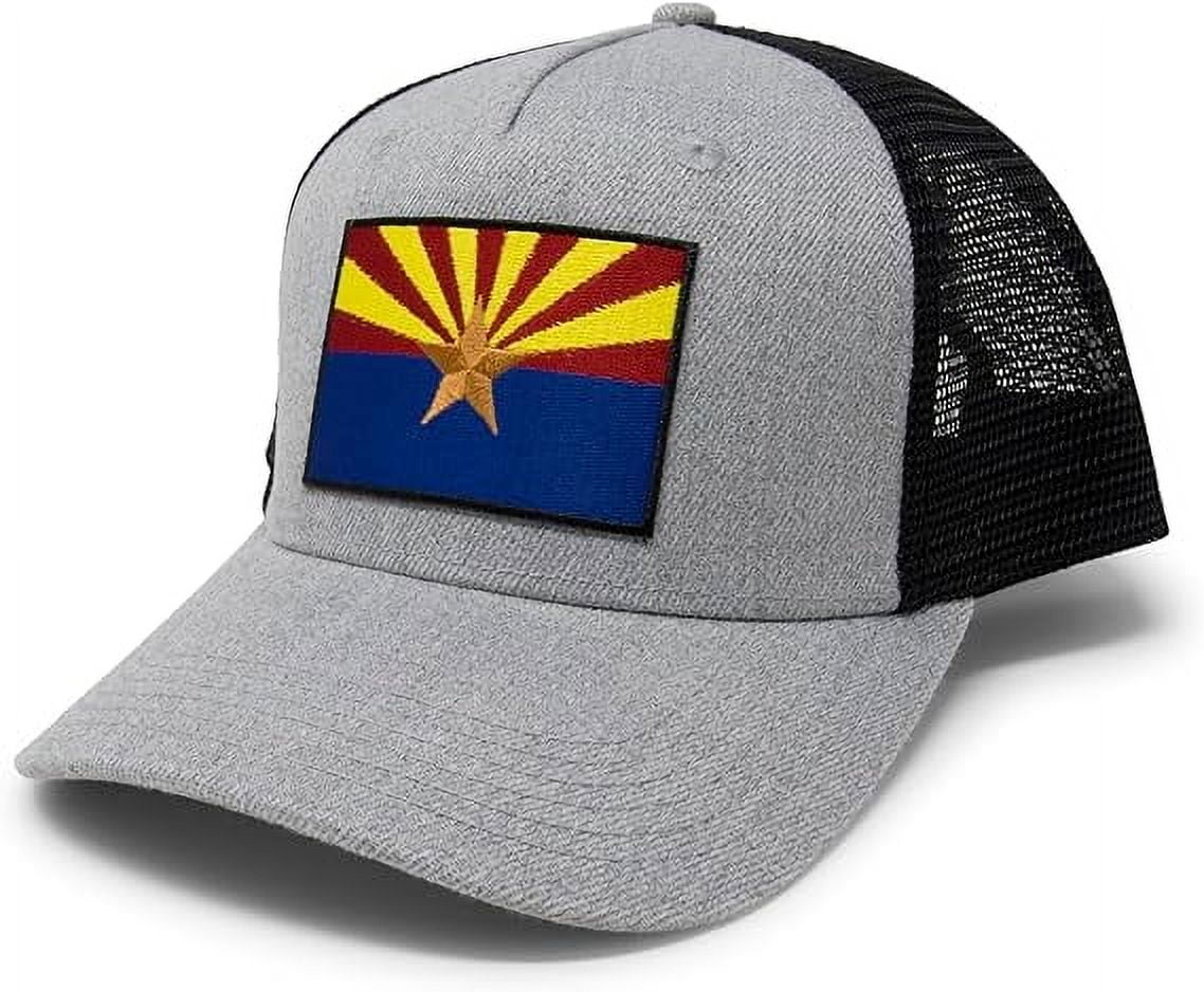 Arizona Flag Hat for Men and Women – Copper State Snapback Trucker ...