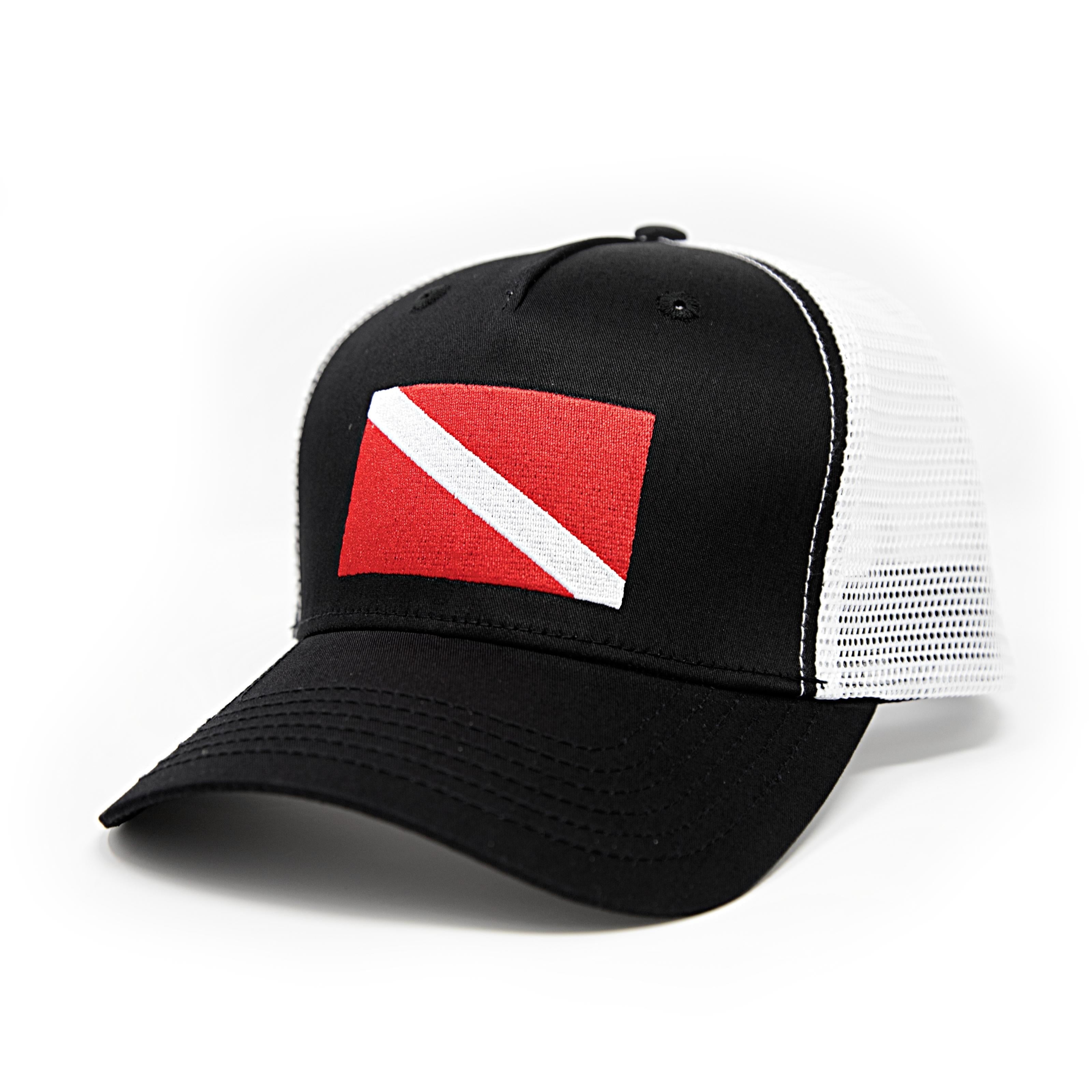 Scuba Flag Hat for Men and Women – Snapback Trucker Baseball Cap by ...