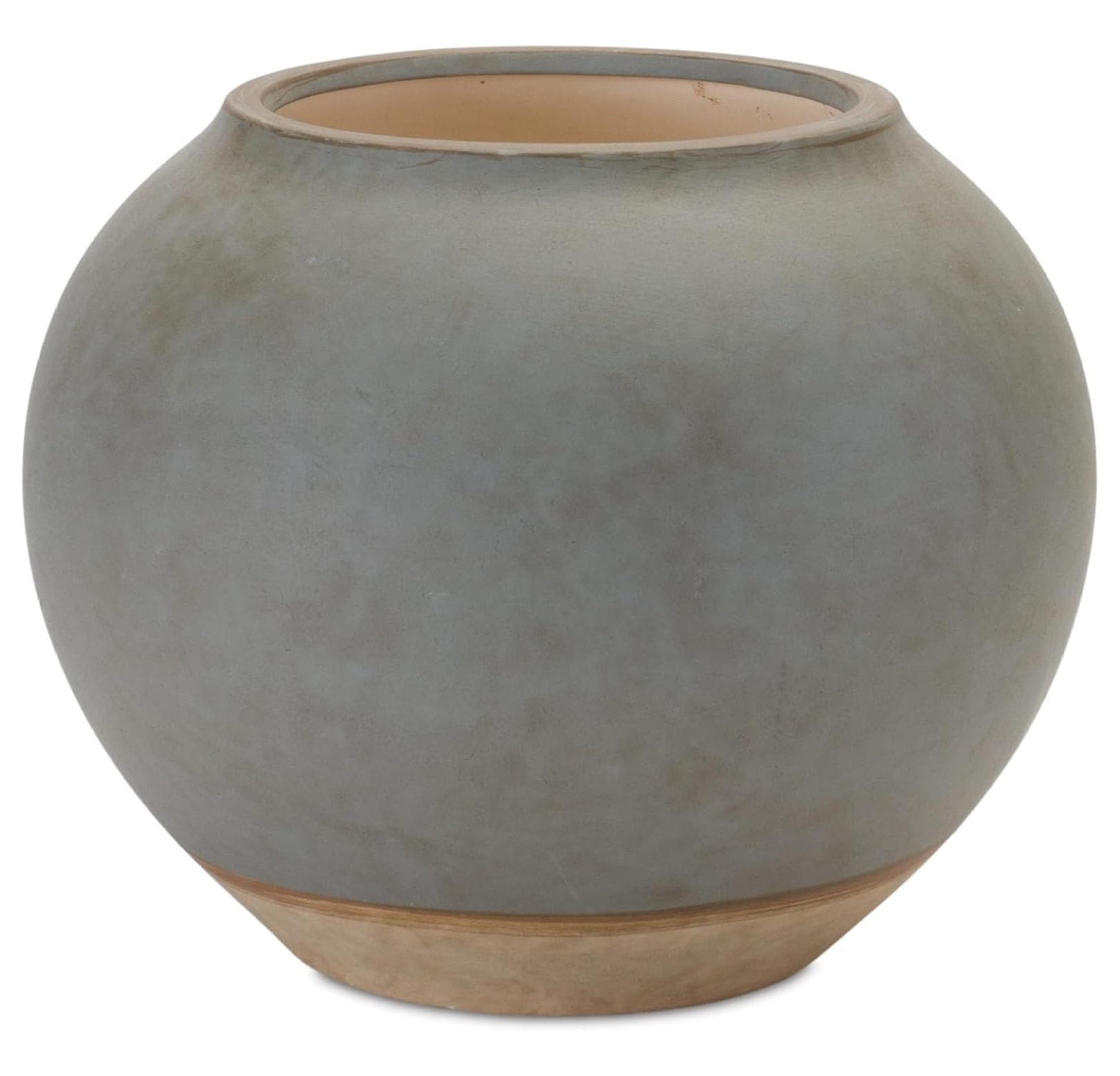 International Two Tone Ceramic Vase 8.5" D - Walmart.com