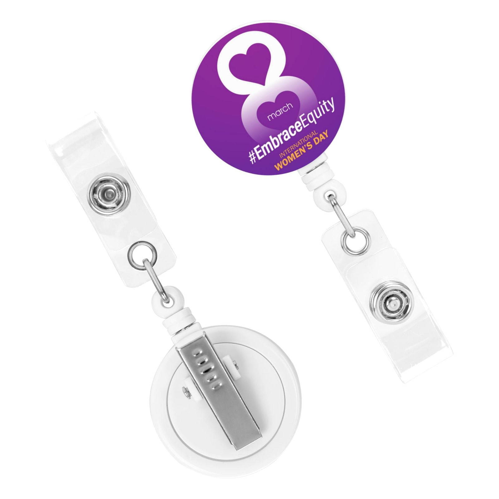 International Women'S Day 2025 Embrace Equity Badge Reel Retractable ...