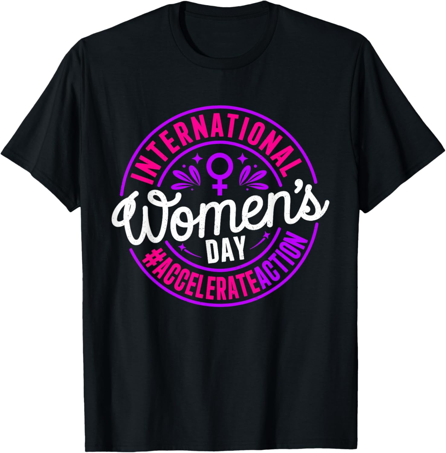 International Women's Day 2025 Accelerate Action 8 March T-Shirt ...