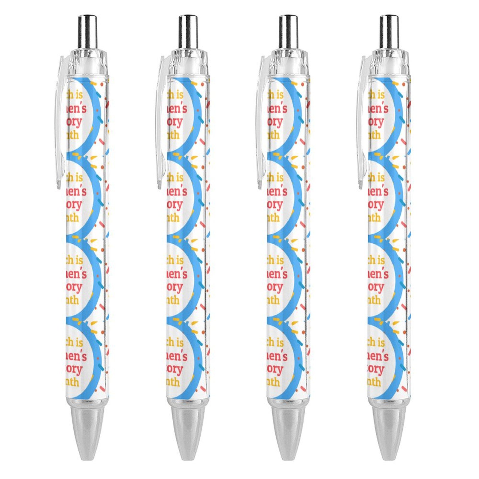 International Women's Day 2025 Embrace Equity Ballpoint Pen Retractable Pens Black Writing Pen ...