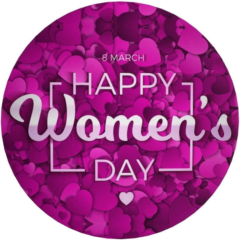 International Women's Day 2025 Pins Round Brooch Backpacks Button Badge ...
