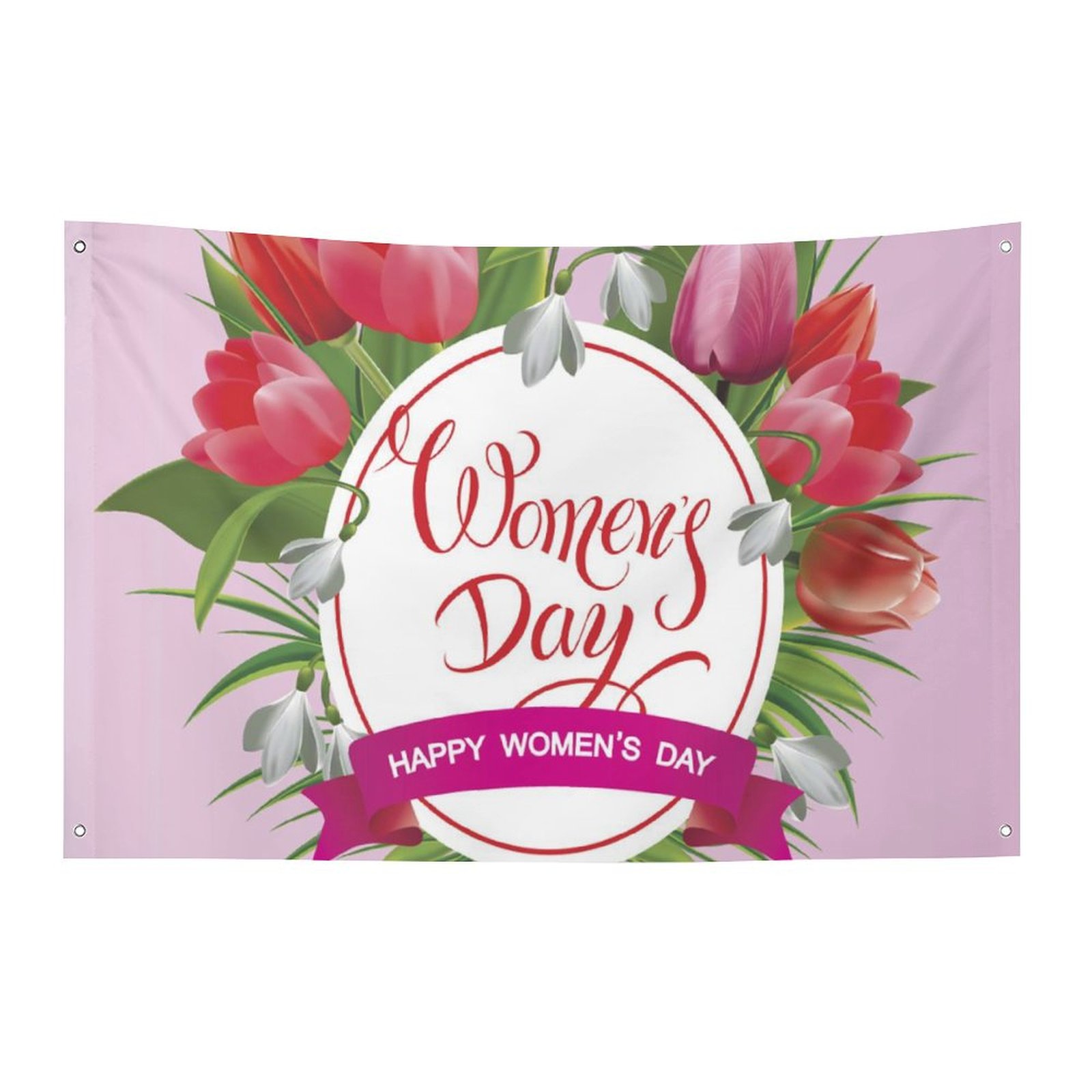 International Women's Day Tapestry Banner Backdrop Flag Background ...