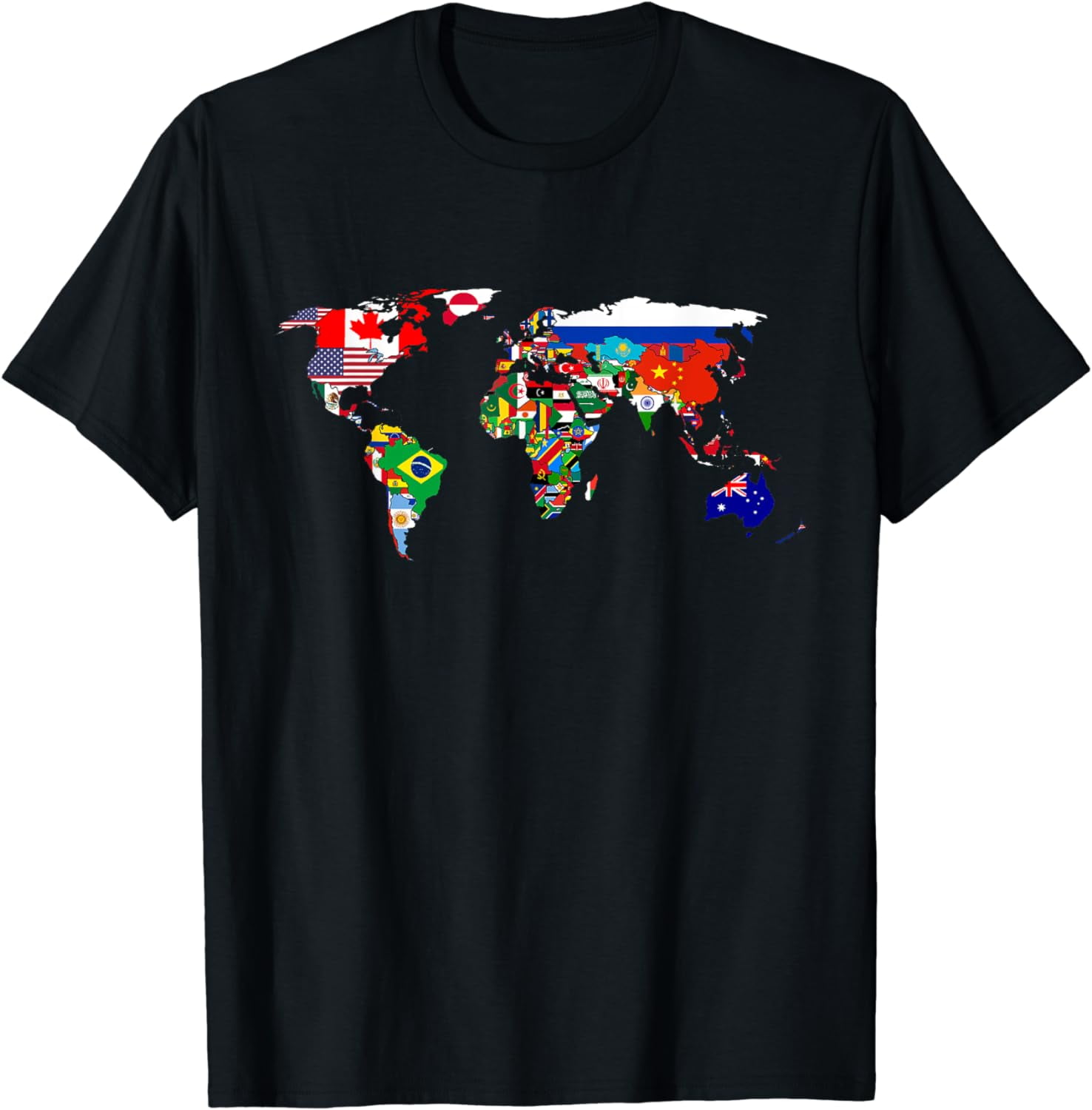 International World Flags Flag of the Countries of the World T-Shirt - Walmart.com