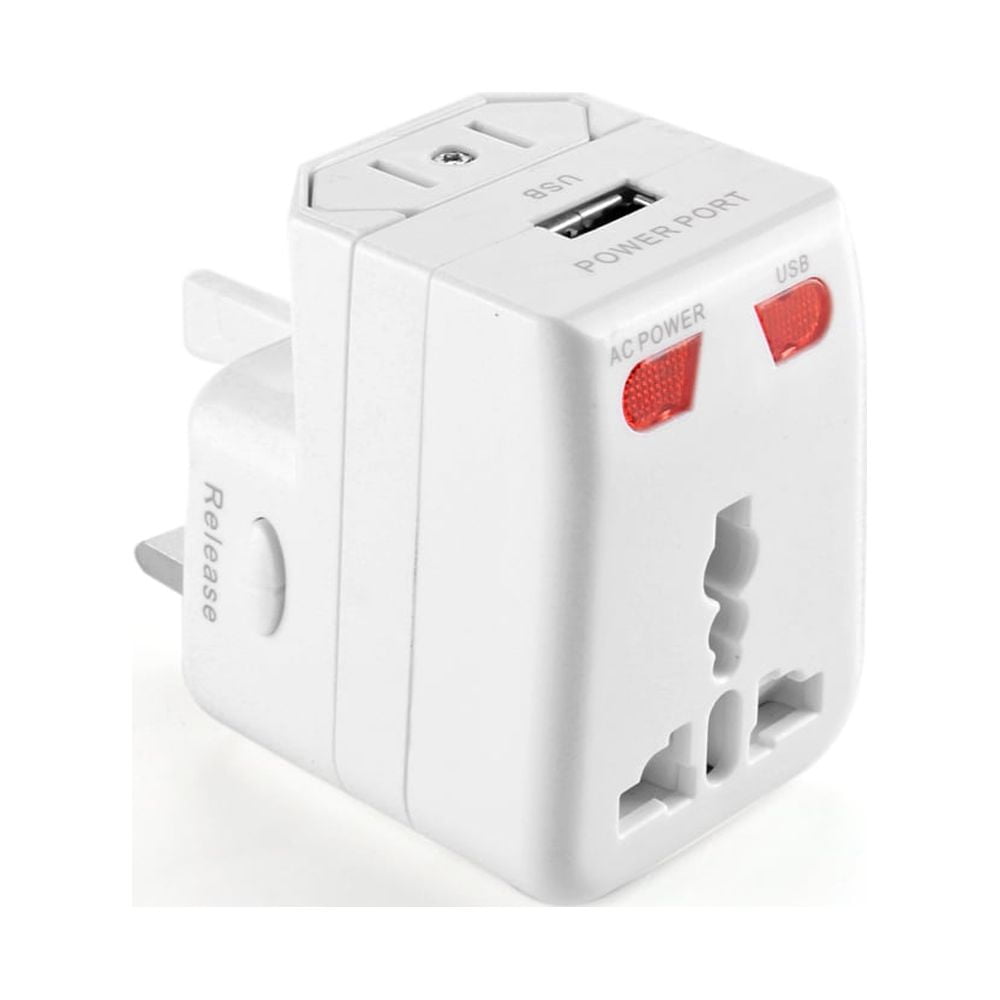 International Worldwide Travel Power Plug Adapter All in One Universal ...