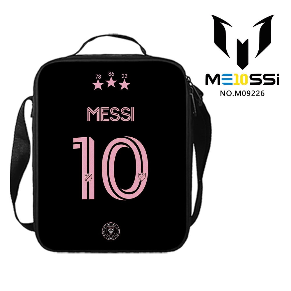 International player Messi lunch bag, elementary school picnic ice bag ...