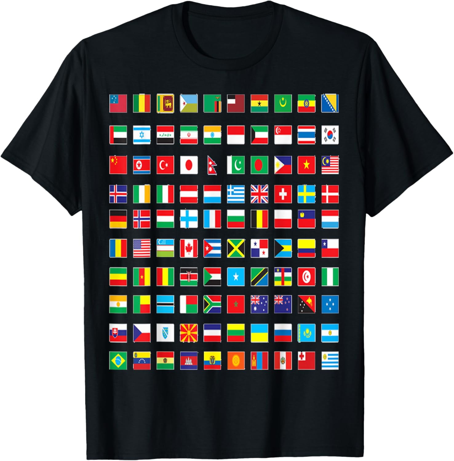 International world flags and world map for children T-ShirtMen and ...