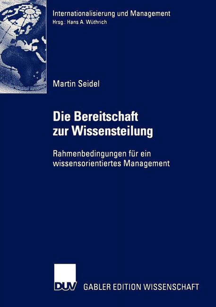 Internationalisierung Und Management Die Bereitschaft Zur ...