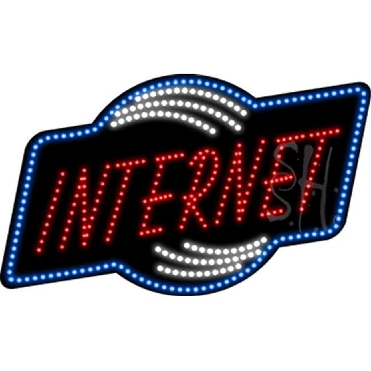 Internet Animated LED Sign, 18 x 30 x 1 in. - Walmart.com