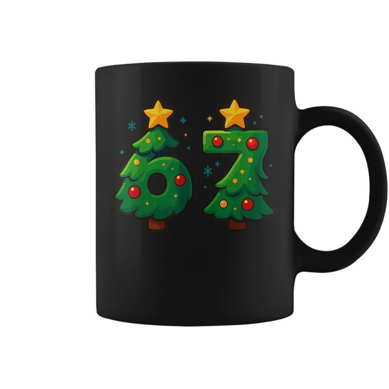 Internet Memes 6 And 7 Six Seven Alpha Aura Energy Xmas Coffee Mugs ...
