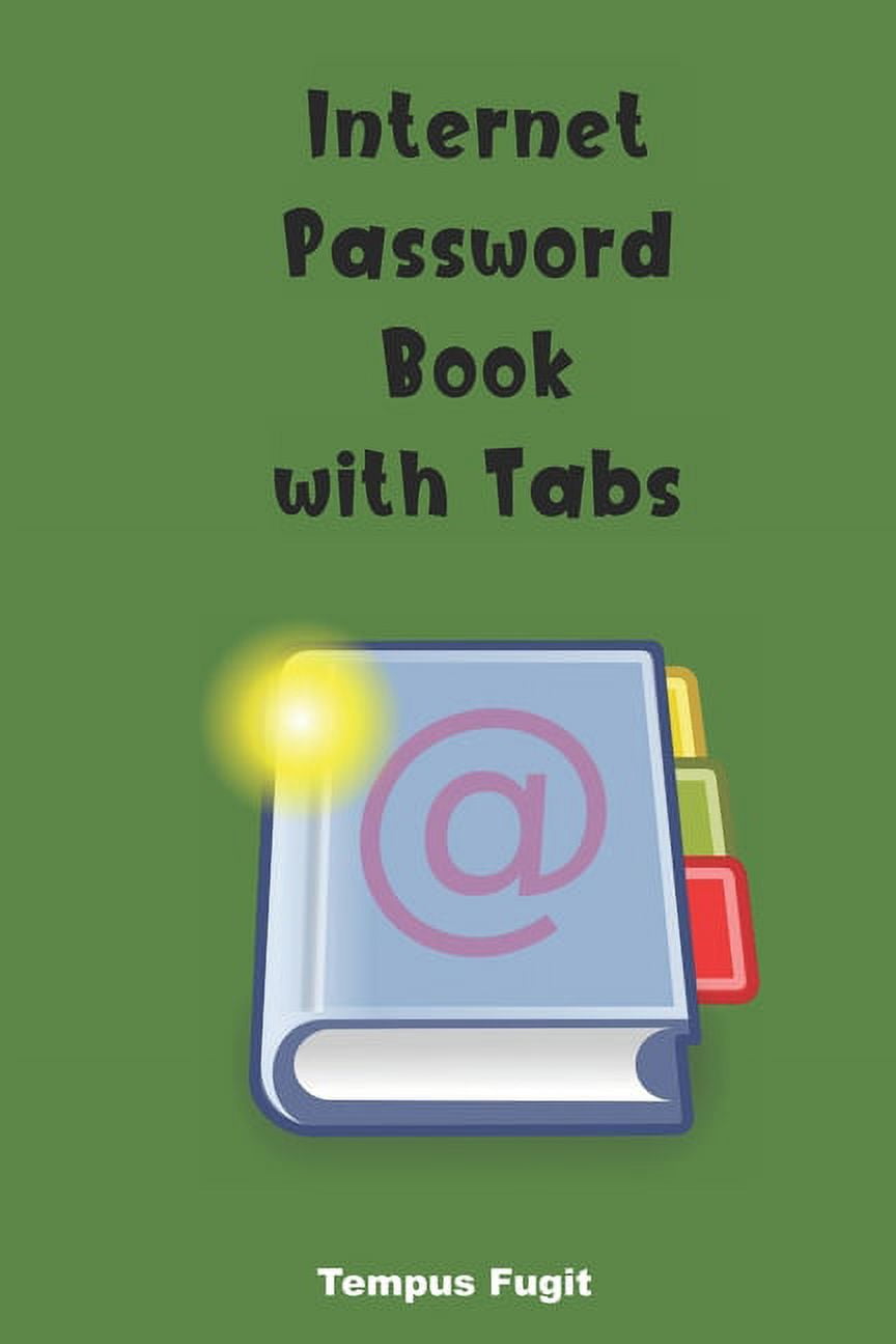 Internet Password Book With Tabs : Password Booklet to Keep Your ...