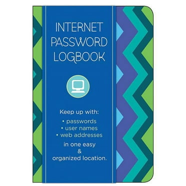 Internet Password Logbook (Red Leatherette) : Keep track of usernames ...