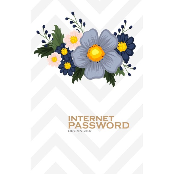 Internet Password Organizer : Flowers (Password Log Book) (Paperback) - Walmart.com