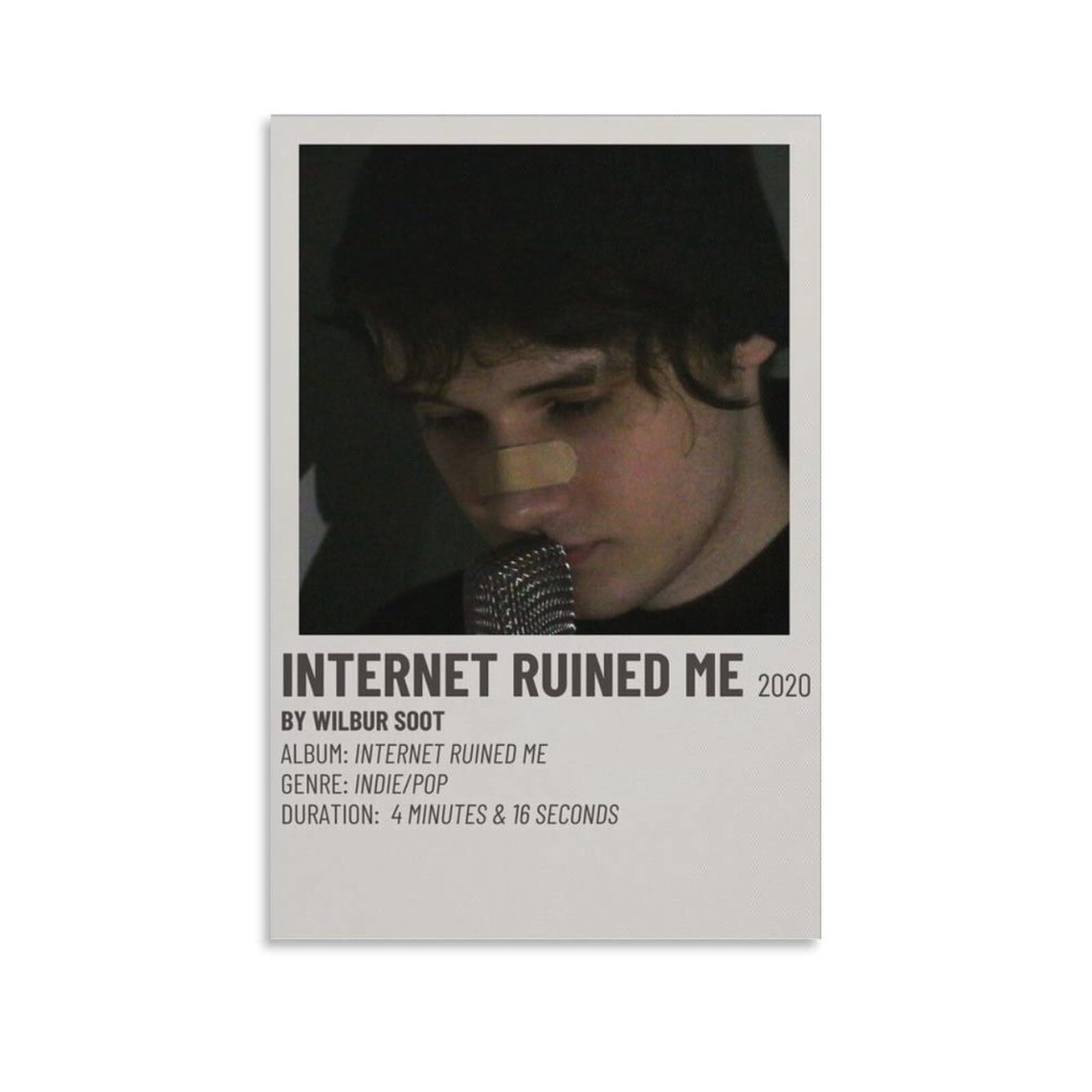 Internet Ruined Me Wilbur Soot Canvas Poster Bedroom Decoration ...
