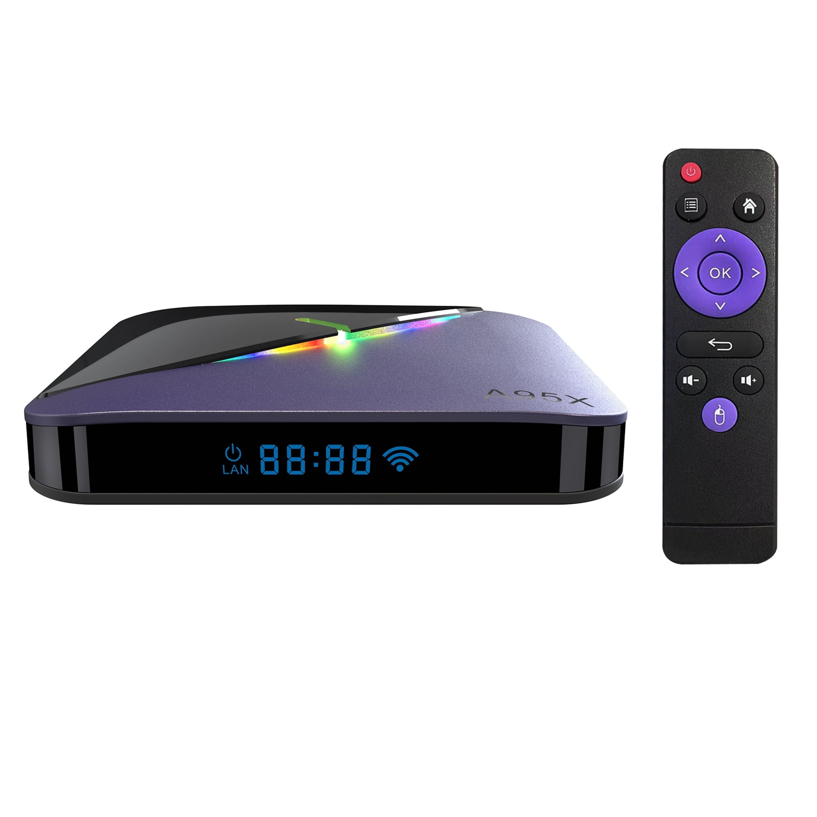 Internet TV set- box,Wifi Bt5.0 Av1 Vp9 11.0 S905w2 4k Dual-band F3 Air ...