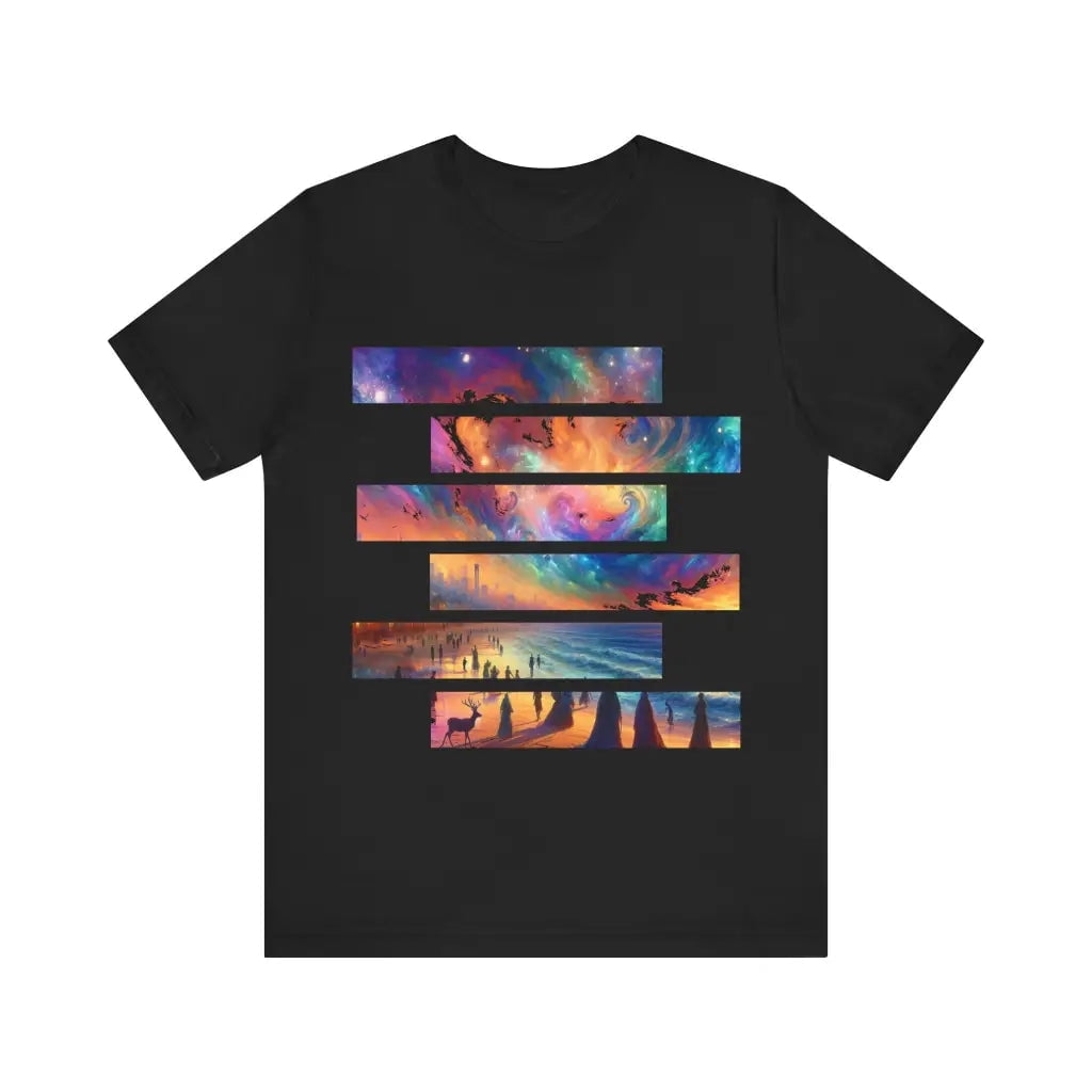 Interplay of Sea and Cosmos - Jersey Short Sleeve Tee - Walmart.com