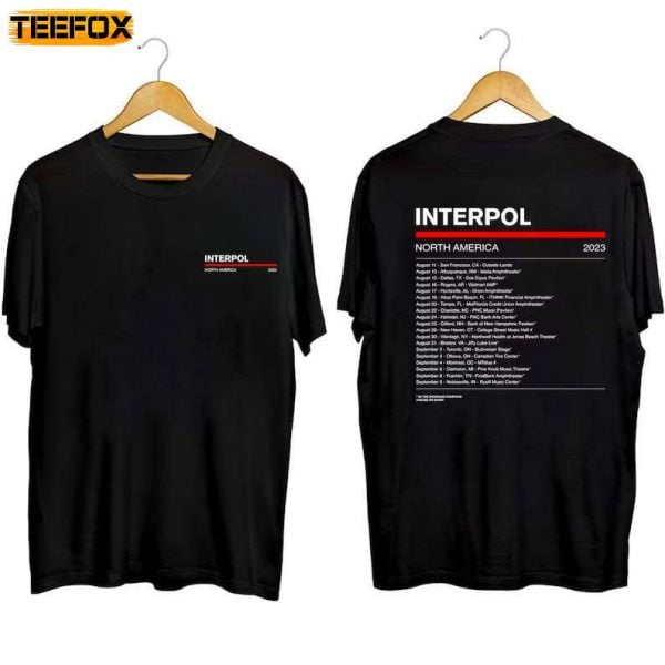 Interpol Rock Band 2023 Tour Short-Sleeve T-Shirt - Walmart.com
